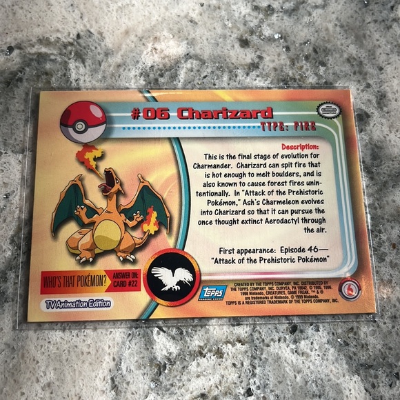 Pokemon | Other | 6 Charizard Tv Animation Edition Whos That Pokmon ...